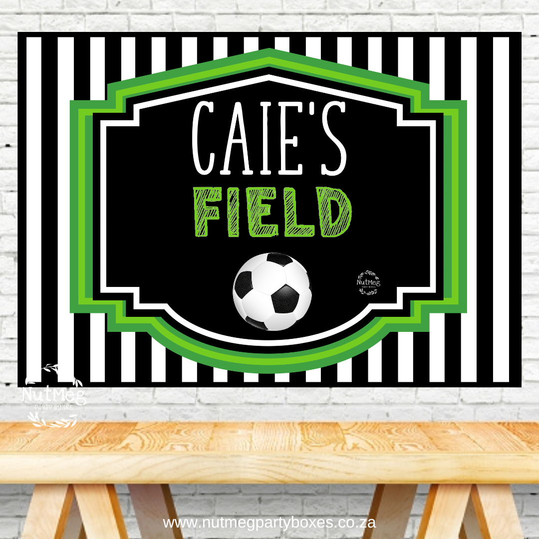 Backdrop - Soccer – NutMeg Party Boxes